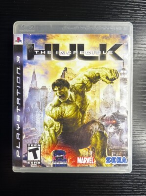 The Incredible Hulk PS3 (Sony PlayStation 3, 2008) NO MANUAL GREAT ...