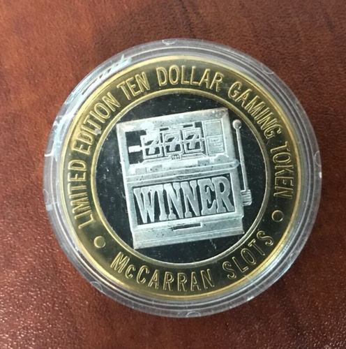 Slot Winner McCarran Limited Edition Ten Dollar .999 Fine Silver Gaming ...