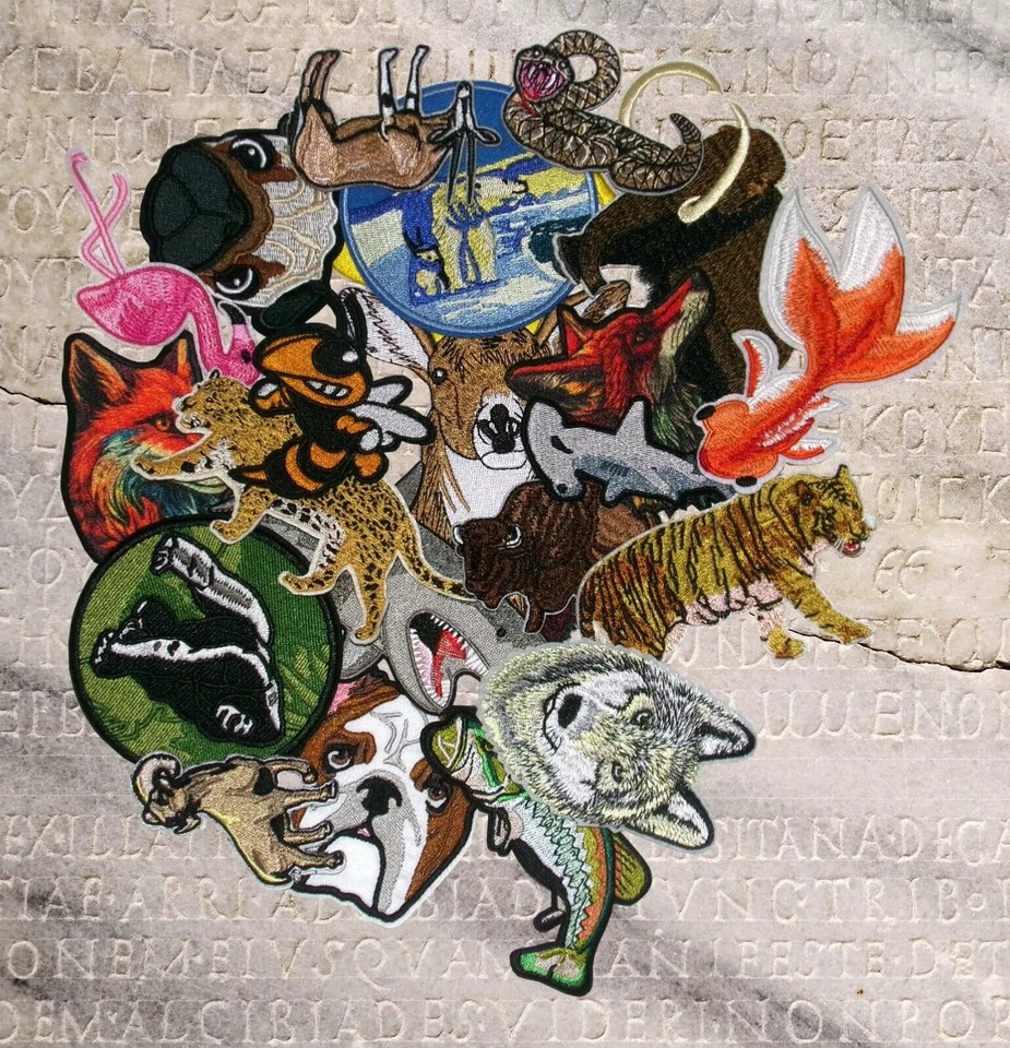 Goatman PATCH iron-on Applique Sasquatch Cryptid Badge Beast Folklore ...