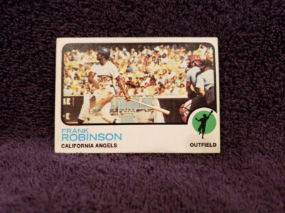 VINTAGE 1973 Topps #175 Frank Robinson Card, California Angels, VERY ...