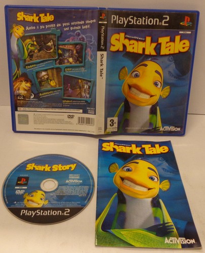 SONY Playstation 2 PS2 ITALIAN DreamWorks Game Play Console - Shark ...