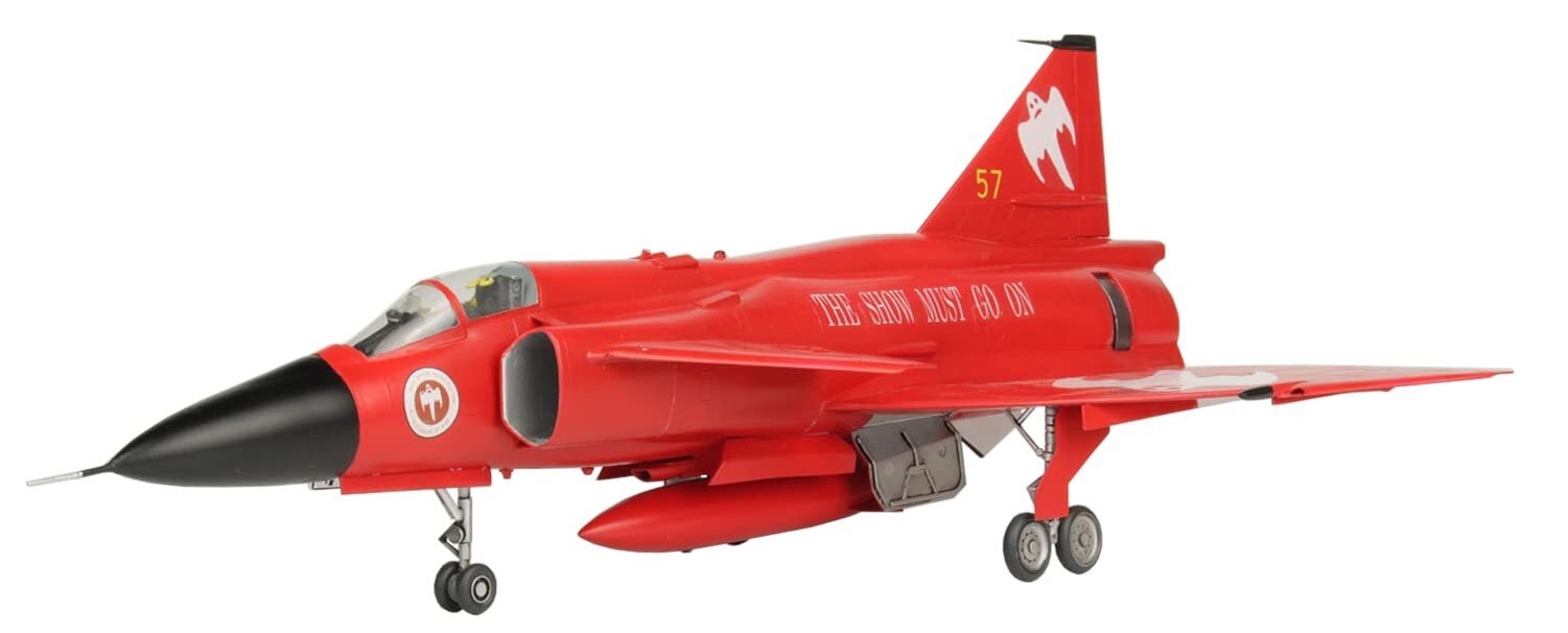 1/48 Flygvapnet AJS37 Viggen 'Red Viggen' The Show Must Go On Model Kit ...
