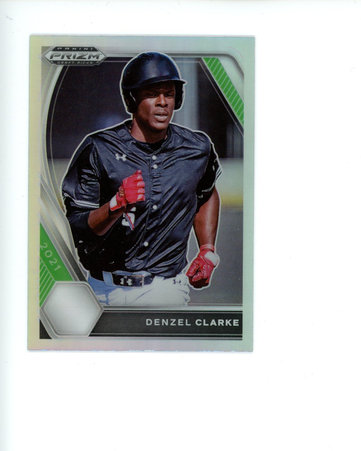 2021 Panini Prizm Draft Picks Silver Denzel Clarke Rookie RC Prospect # ...
