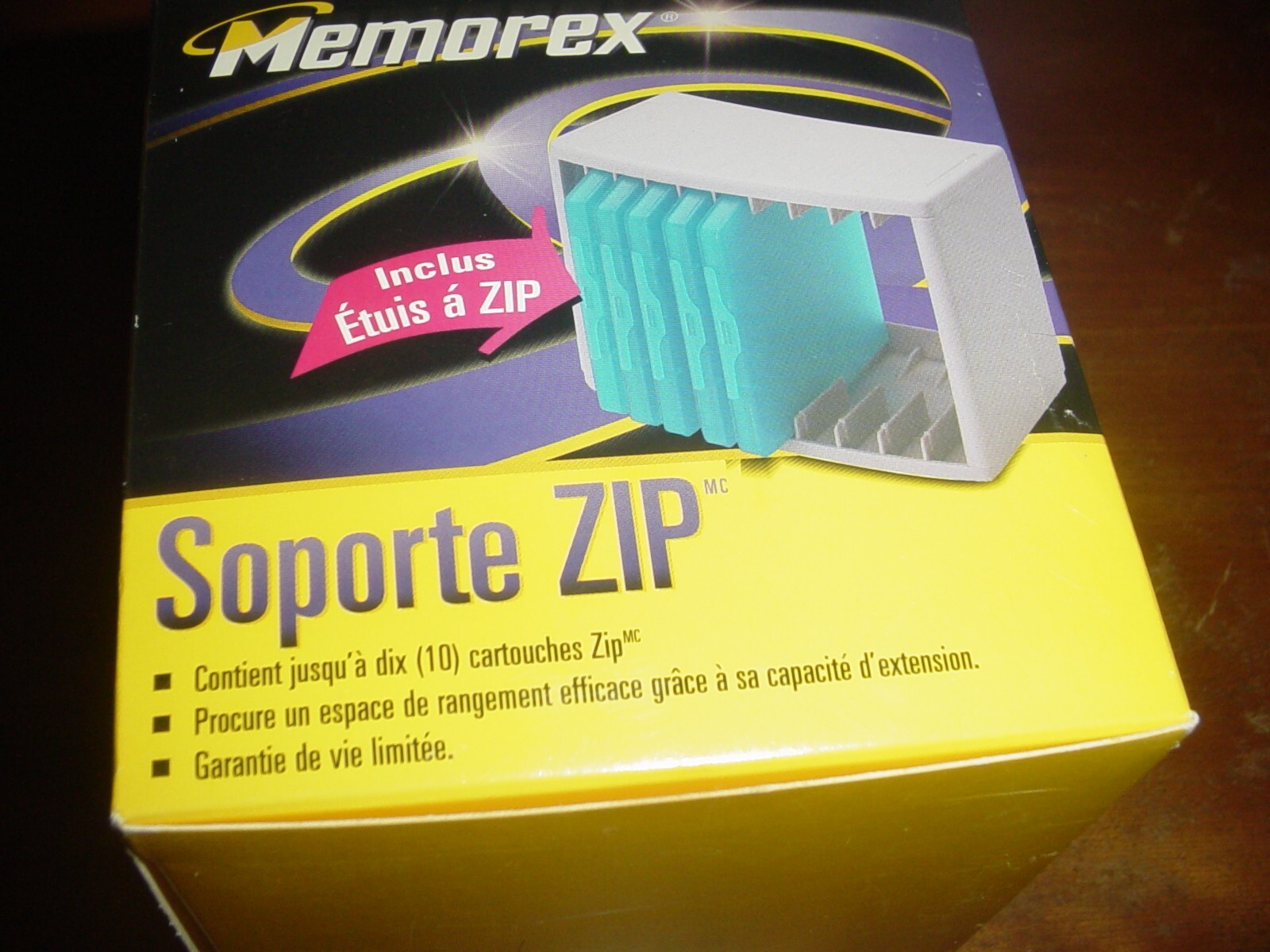 Memorex Zip Rack with 2 Zip Wallets Pre-owned | eBay