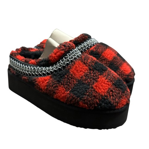 Simply Southern Platform Mule Clog Slipper Buffalo Plaid Size 9 Women’s ...