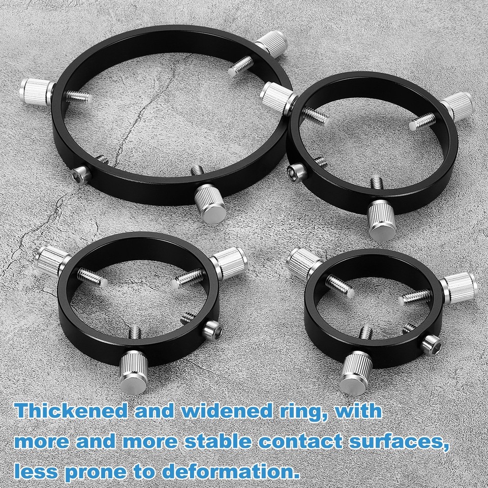 102mmD Adjustable Guiding Scope Rings, Metal Guide Scope Rings, Black ...