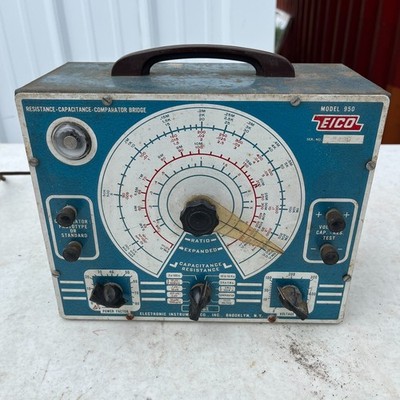 EICO 950 Resistance Capacitance Comparator Bridge Instrument | eBay