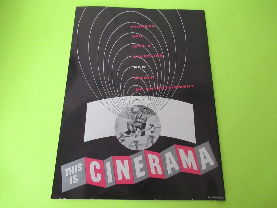 VINTAGE THIS IS CINERAMA SHOW PROGRAM BOOK | eBay