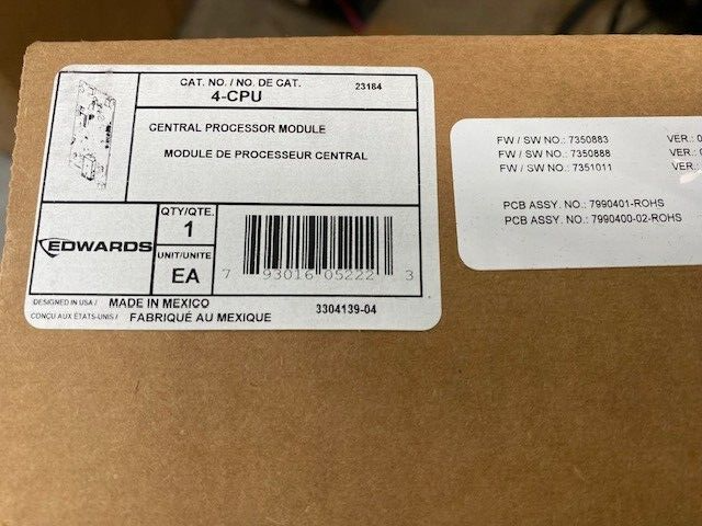 Edwards 4-CPU - Same () for sale online | eBay