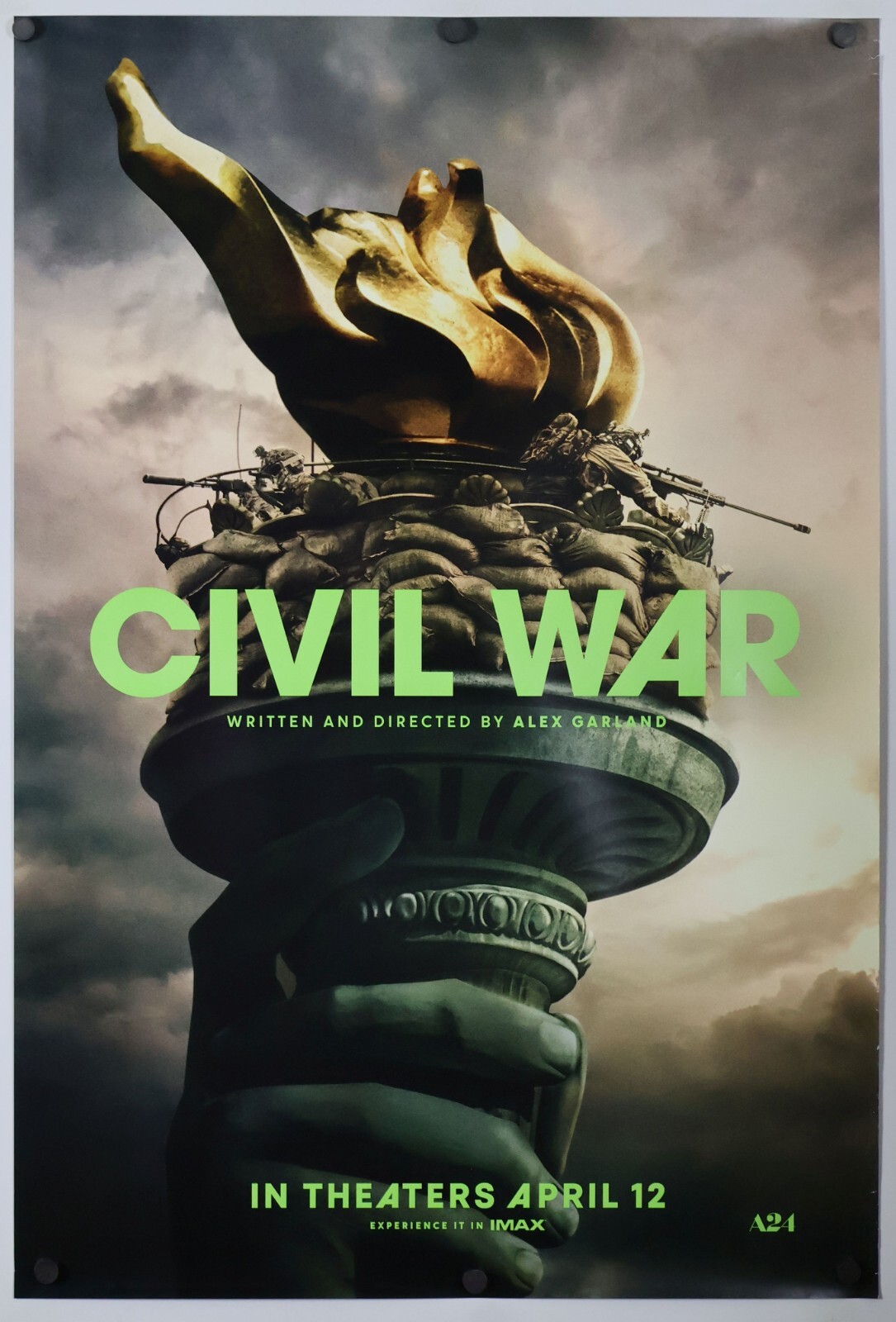 Civil War - original DS movie poster - 27x40 DS A24 - Alex Garland ...