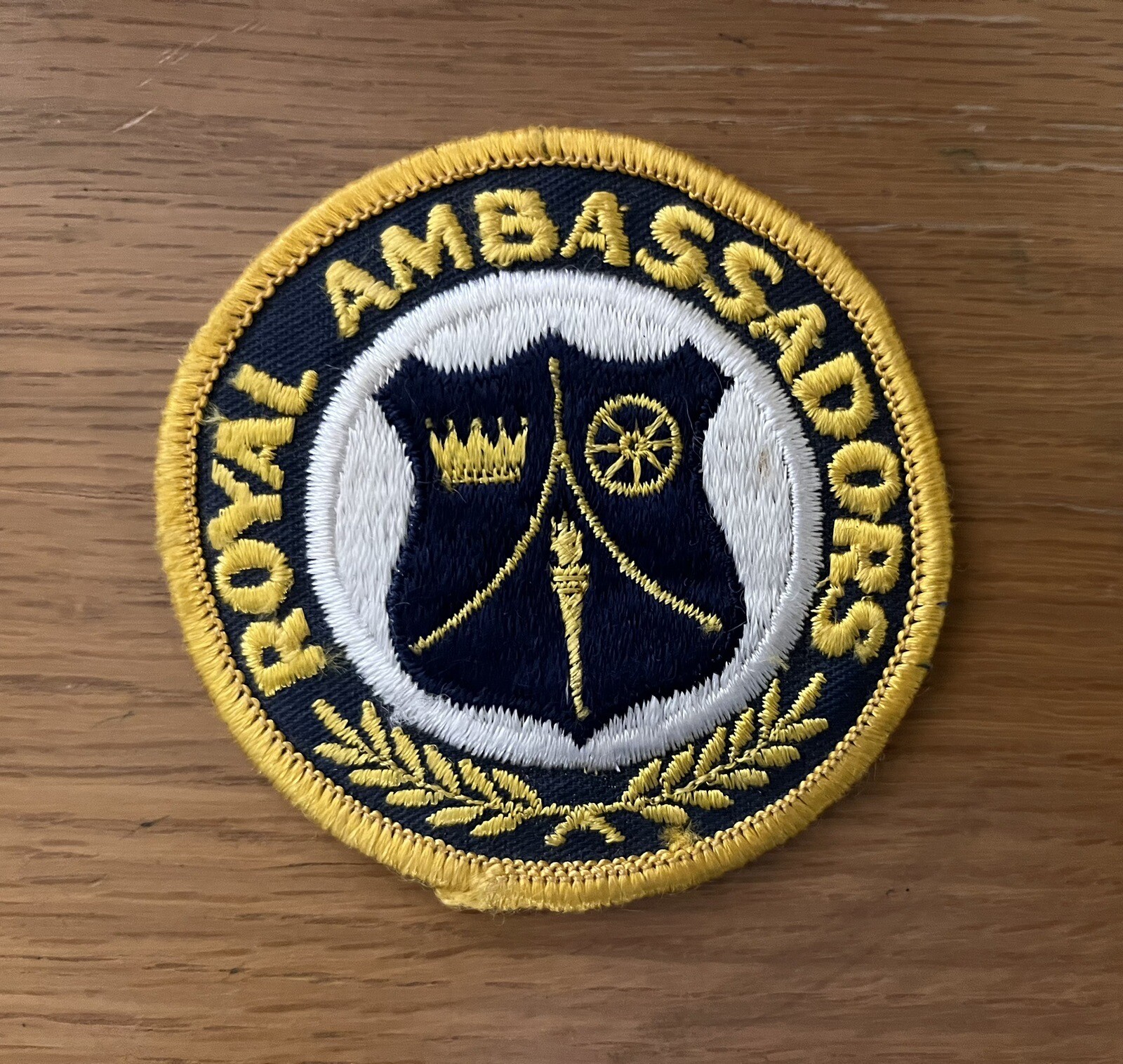 Vintage Royal Ambassadors Embroidered Sew on Patch 3" | eBay
