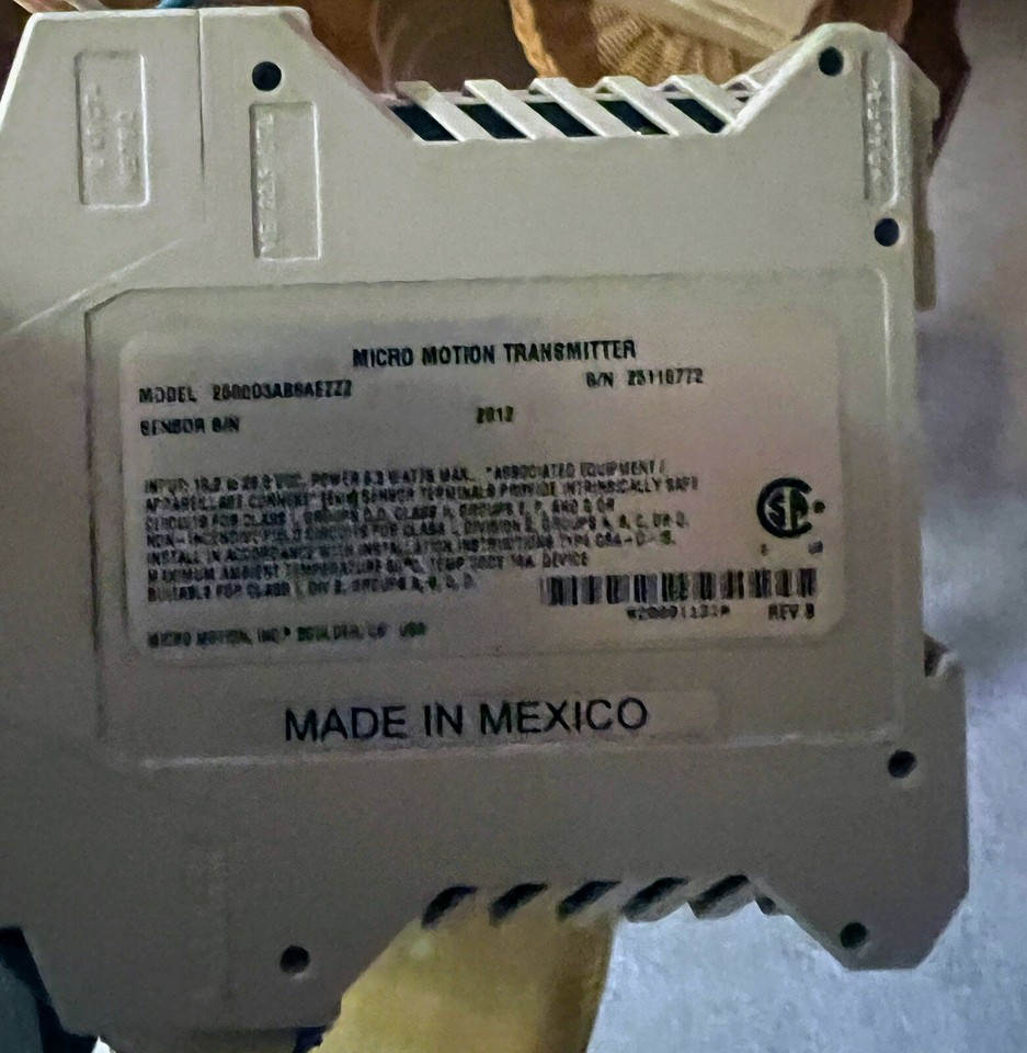 Micro Motion Transmitter 2500 | eBay