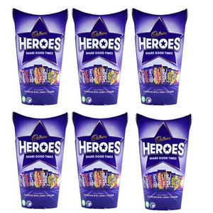 6 x Cadbury Heroes Chocolate Carton 290g - Gift Box Bulk Buy XMAS ...