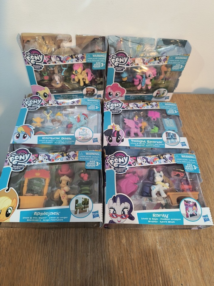 My Little Pony Mini Figures Set Lot Of 6 2018 Mlp Brand New | eBay
