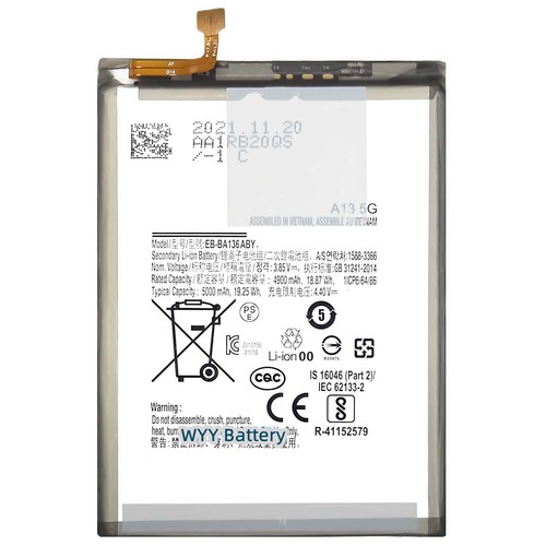 New Replacement Battery EB-BA136ABY For Samsung A13 5G SM-A136U SM ...