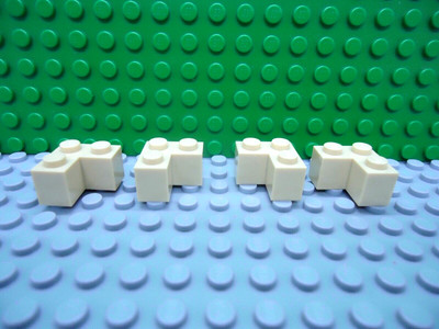 Lego 4 Tan 2x2 Corner Brick Block NEW | eBay