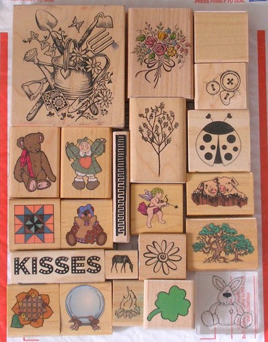 New and Used Rubber Stamp Assortment Lot of 22 rubber stamps | eBay