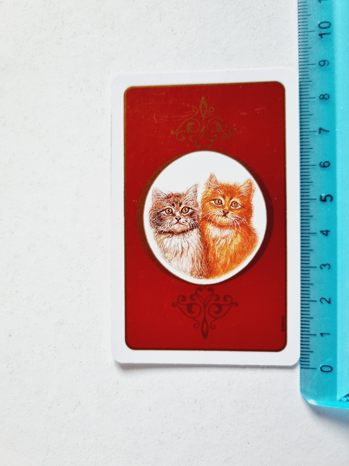 Brown Tabby Shorthair Cats Cat Card Rare Cat 1988 Red Card Original OEM ...