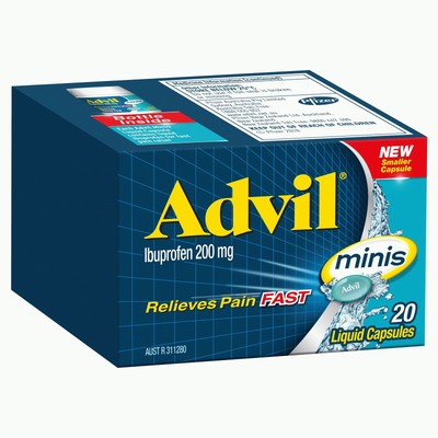 ADVIL MINIS 200MG LIQUID CAP 20 CAPSULES MINI LIQ CAPS | eBay