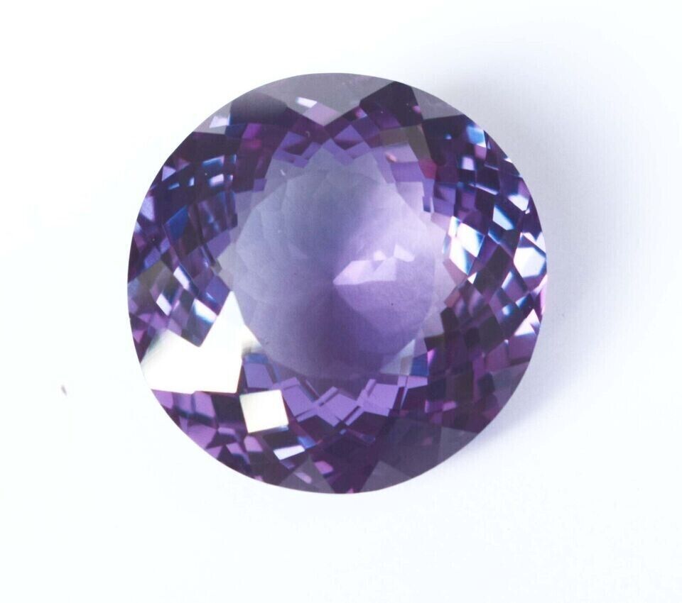 Color Changing Natural Sapphire Round Shape 50-55 Carat Certified Loose ...