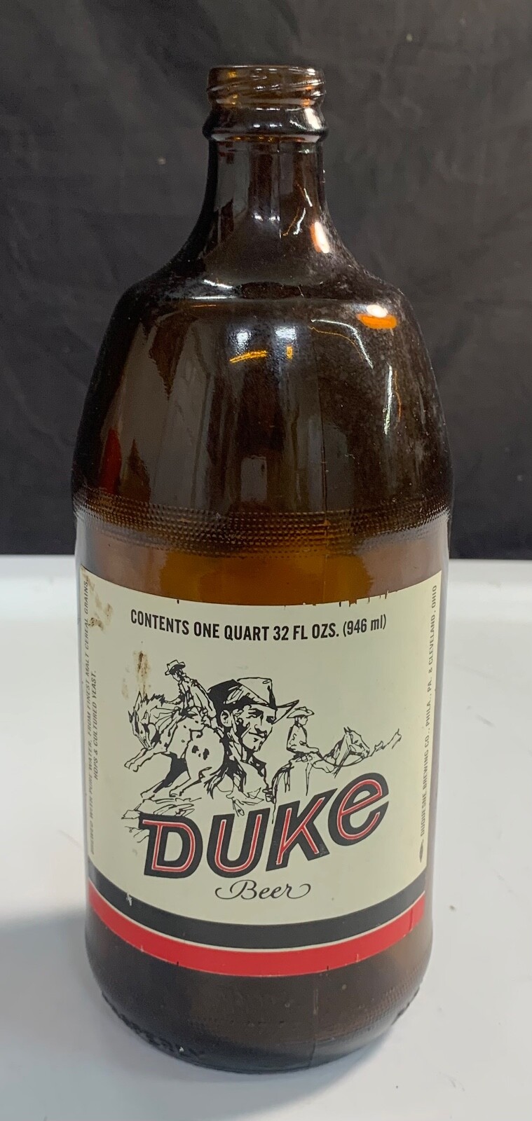 Rare VTG Duke Beer Bottle Label Duquesne Brewing Co. Cleveland, Ohio ...