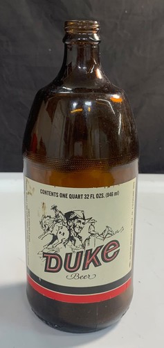 Rare VTG Duke Beer Bottle Label Duquesne Brewing Co. Cleveland, Ohio ...