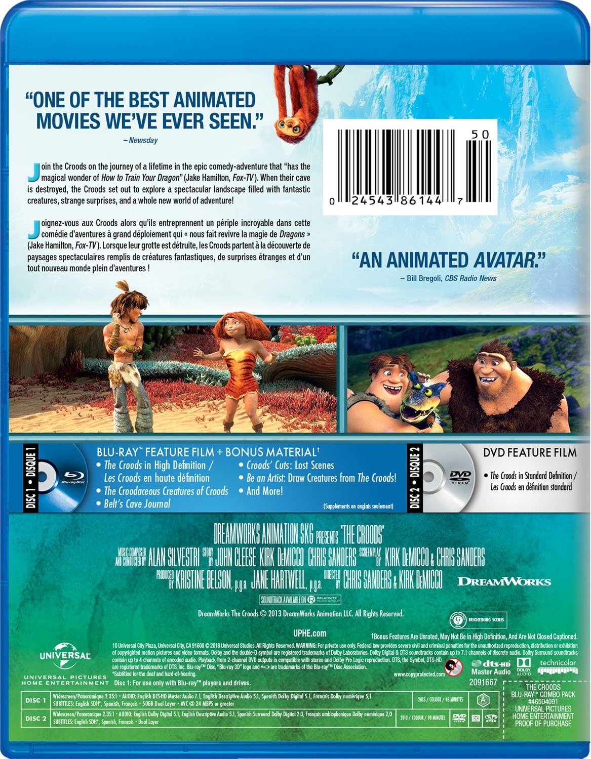 The Croods (Blu-ray/DVD, 2013, 2-Disc Set, Canadian) for sale online | eBay