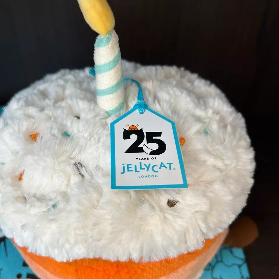 Jellycat Amuseables Jellina Birthday - RARE - BNWT - Free & Fast ...