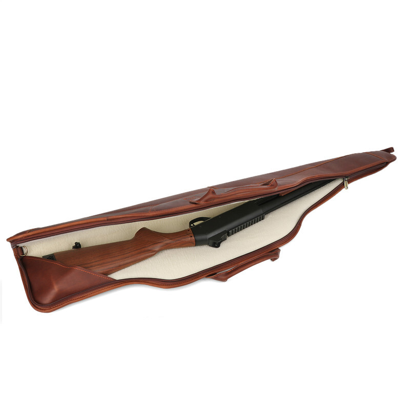 Leather Rifle Carrying Scope Case Soft Gun Slip Storage Sling Bag ...