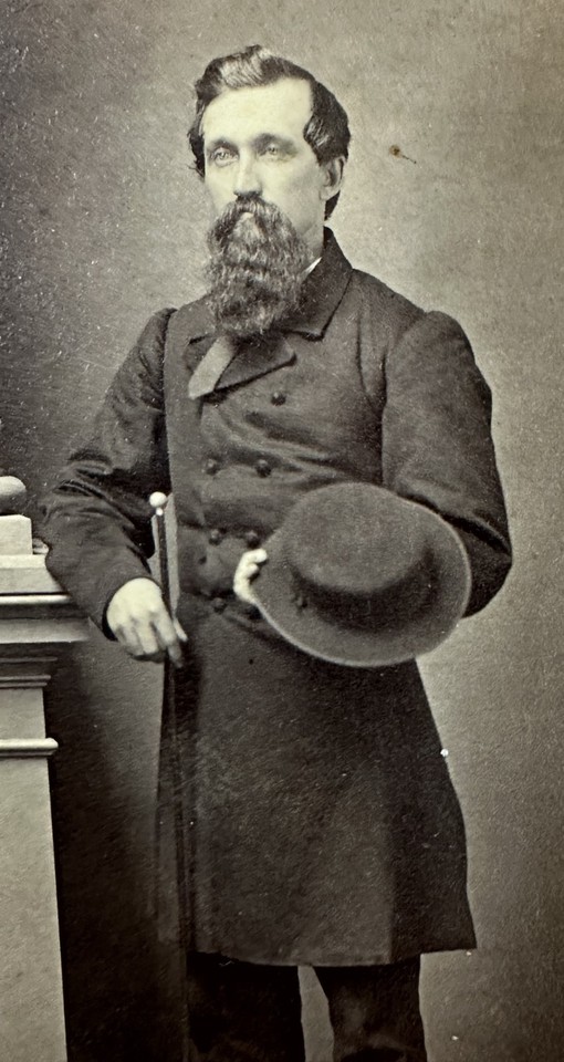 Civil War CDV Photo Named Captain WD Hubbard 13th Missouri Cavalry ...