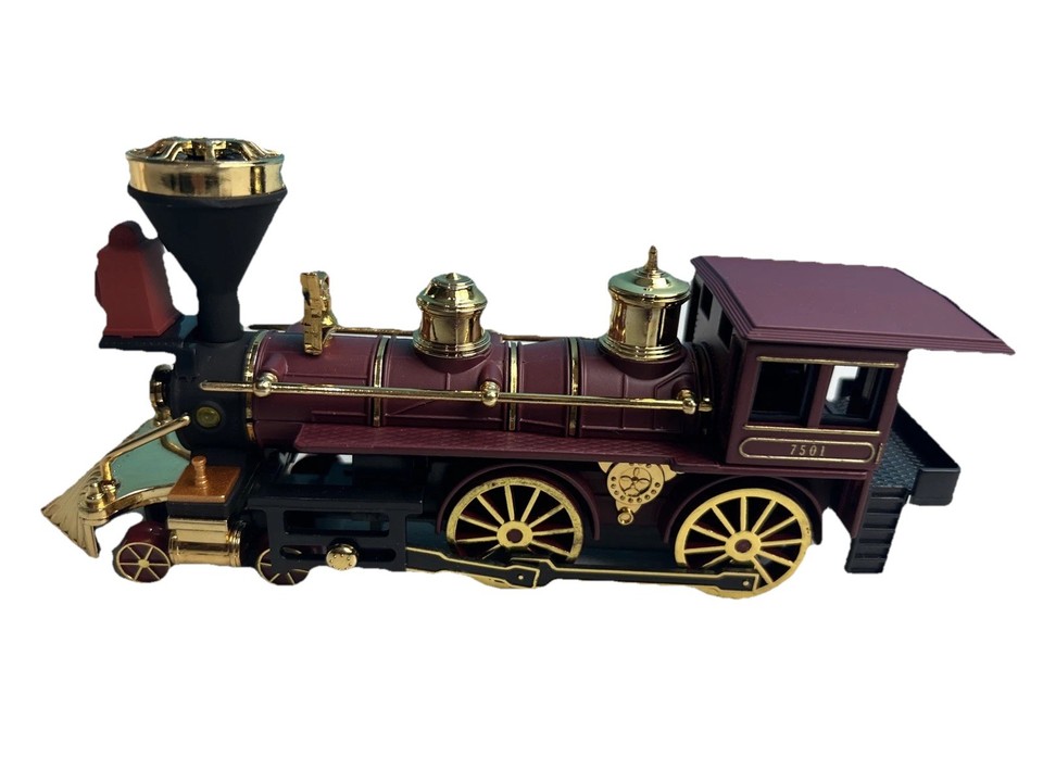 (2) Vintage Model Train SS 7501 Steam Locomotive Red/Gold/Black | eBay