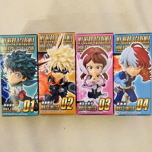 BANDAI My Hero Academia Figure World collectable Figure MHA Ltd. All 4 ...