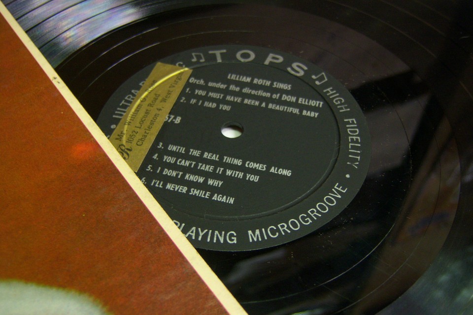 33RPM Jazz Vinyl Lillian Roth Sings 021313JDE | eBay