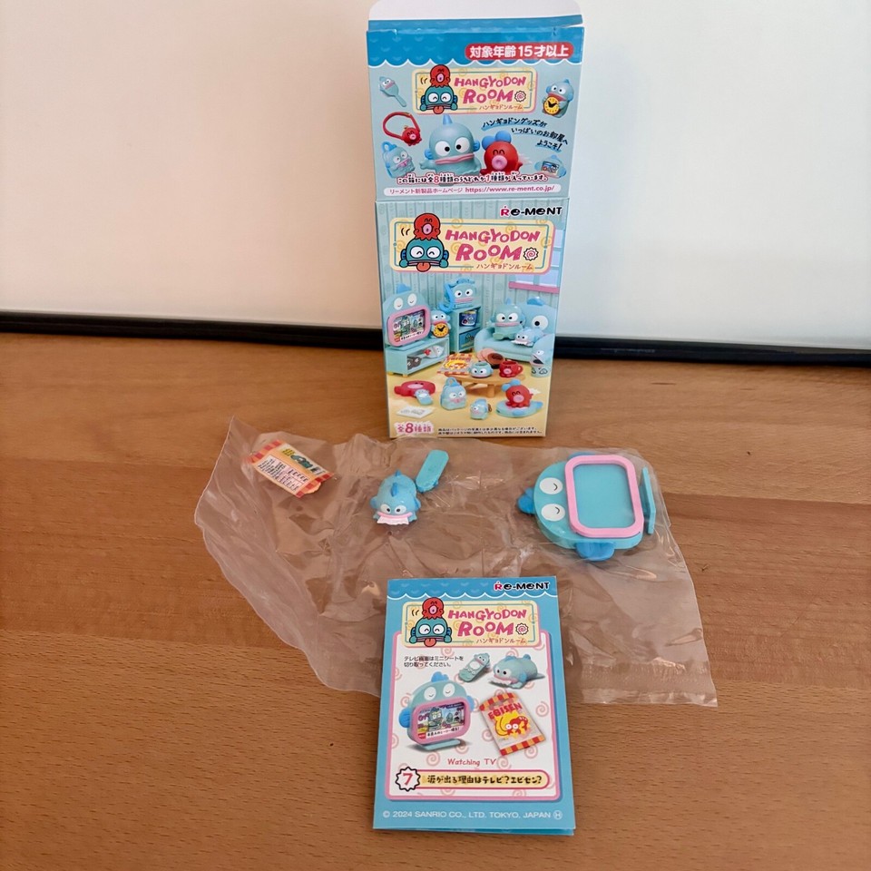 NIB NEW Sanrio Hangyodon Room Re-Ment Miniature Doll Furniture ...