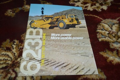 Caterpillar 623B Scraper Brochure FCCA | eBay