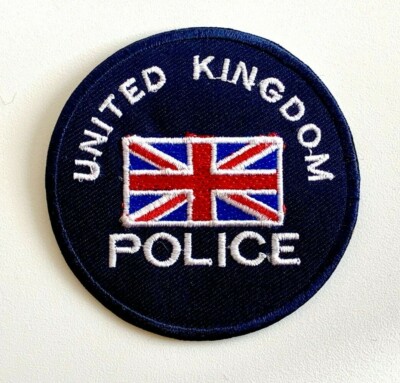 Police , United Kingdom , British , Patch - Embroidered sew on iron on ...