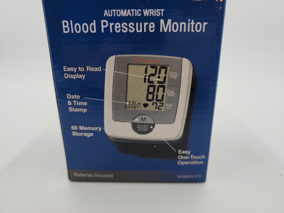 Easy One-touch Digit Blood Pressure Wrist Automatic Monitor Cuff | eBay