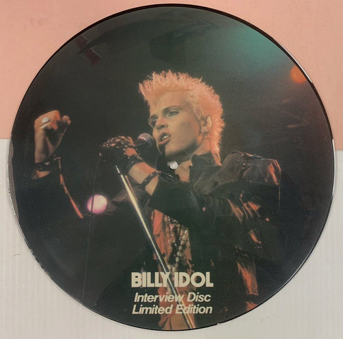 BILLY IDOL 1988 UK Interview Picture Disc LIMITED & NUMBERED *EXCELLENT ...