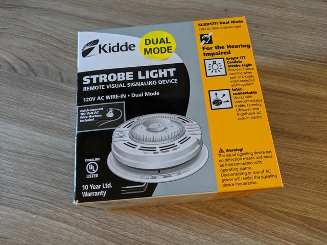 Kidde SL177I AC Wire-In Interconnectable Strobe Light for sale online ...