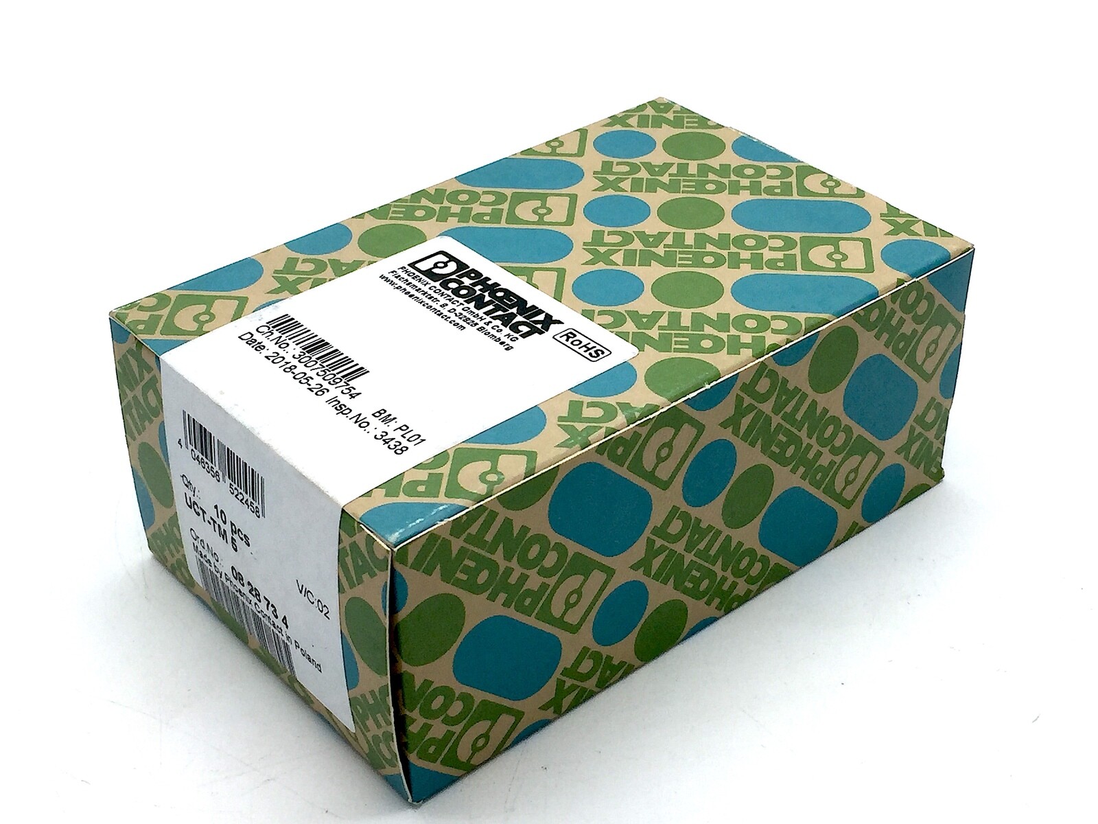 Phoenix Contact 0828734 UCT-TM 5 Terminal Marker Modular x10 | eBay