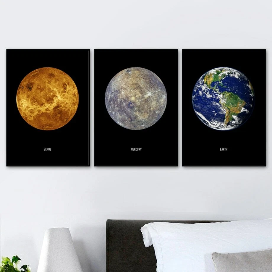 Sun Earth Moon Mars