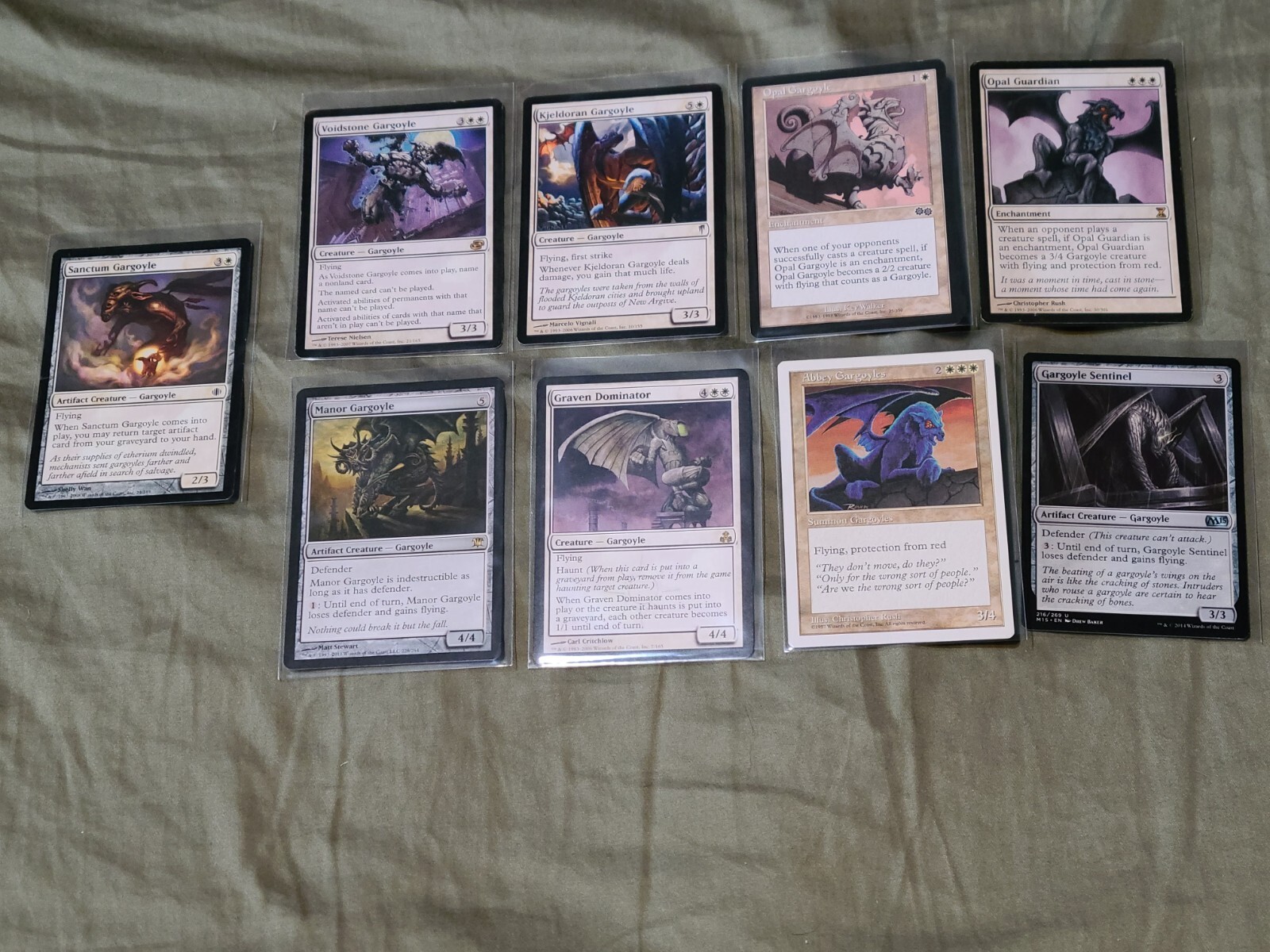 MTG Gargoyle x9 Kjeldoran Gargoyle,Opal Gargoyle,Abbey Gargoyles | eBay