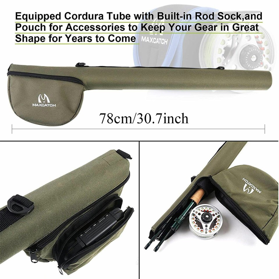Maxcatch Premier Fly Fishing Rod Combo Kit 3/4/5/6/7/8 WT Fly Rod, ECO ...