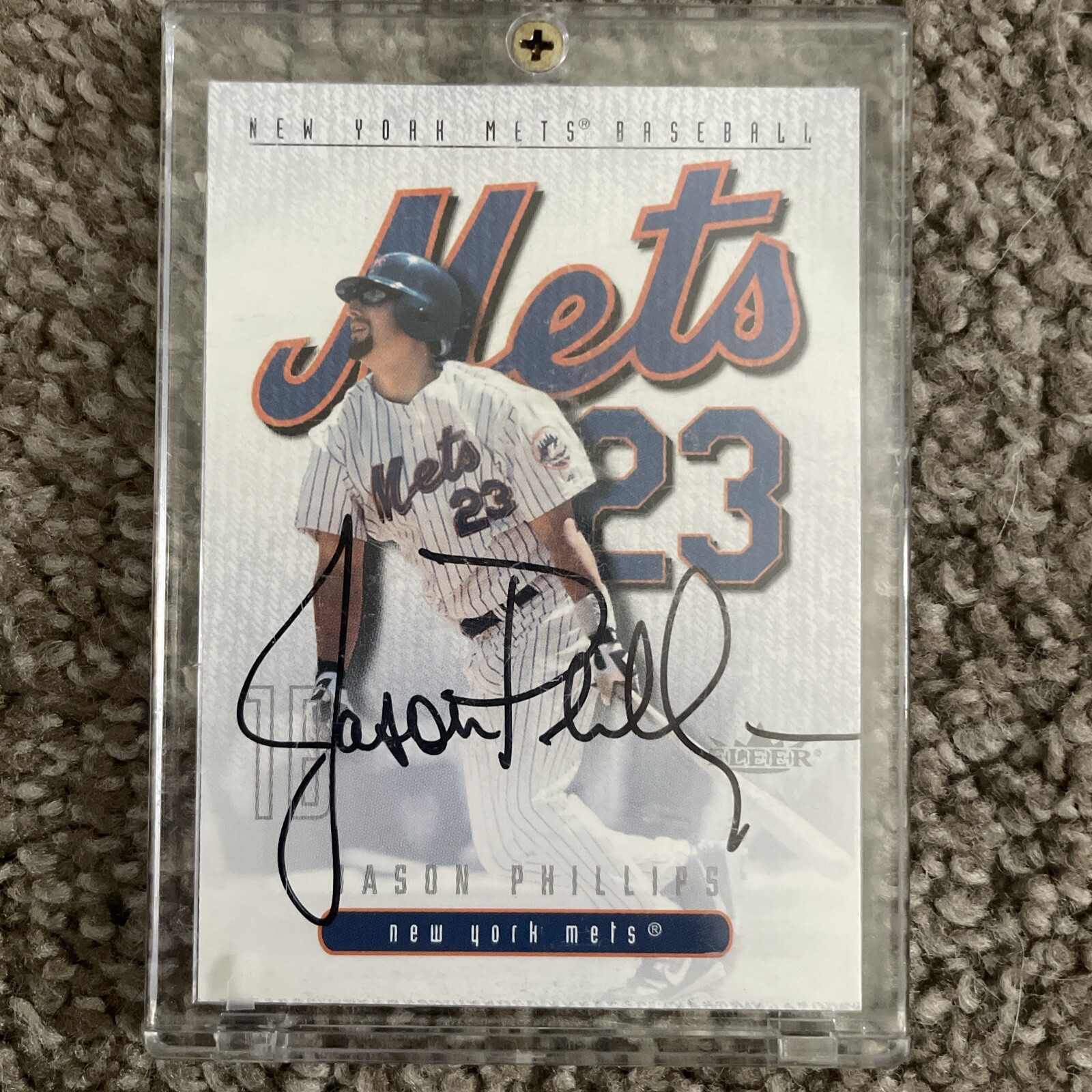 2004 Fleer Jason Phillips New York Mets Autograph 1 of 9 | eBay