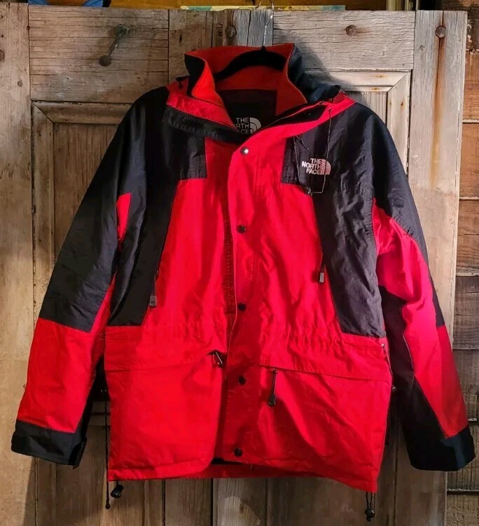 Vintage 90s The North Face Gore-tex Mens Red Black 3 In 1 Vintage 90s The North Face Gore-tex Mens Red Black 3 In 1