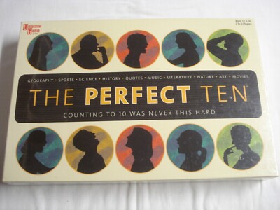 The Perfect Ten Game University Games 3D Board Game 2004 New Sealed | eBay