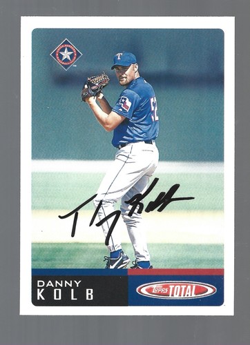 Danny Kolb AUTOGRAPH Texas Rangers 2002 Topps Total #971 AUTO Baseball ...