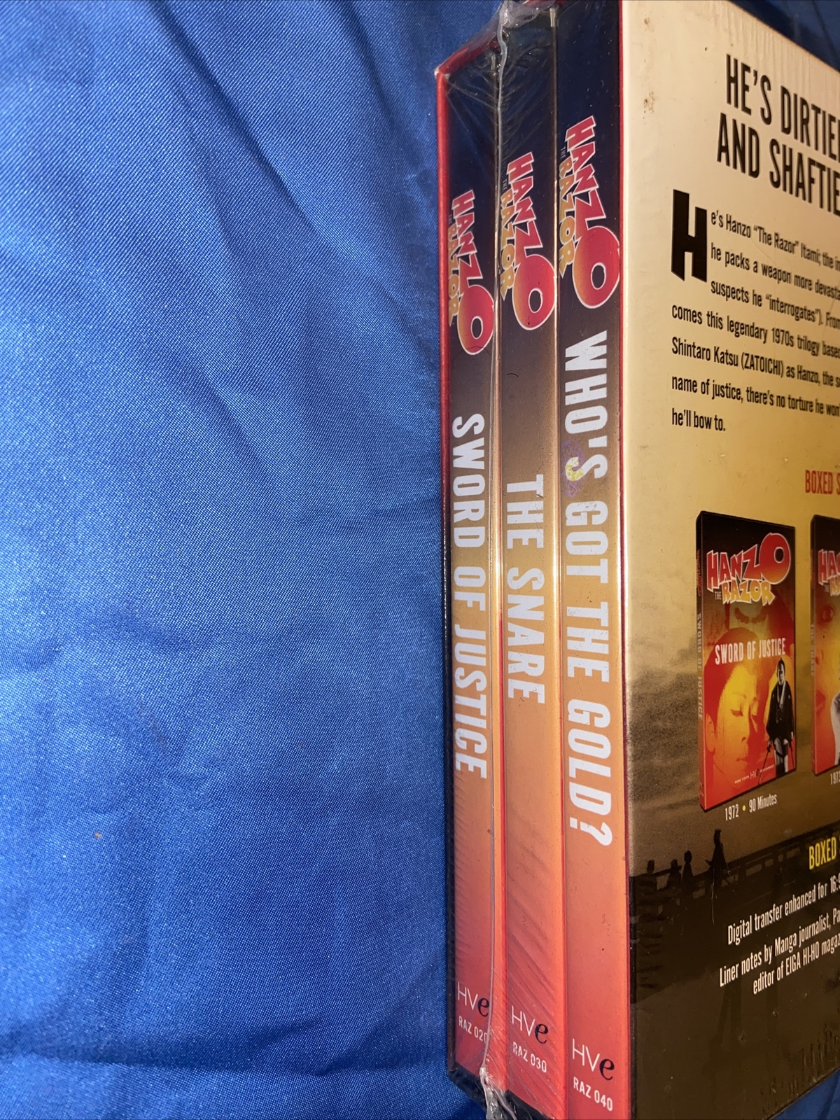 Hanzo: The Razor 3 Disc Box Set (DVD, 2005, 3-Disc Set, Special Edition ...