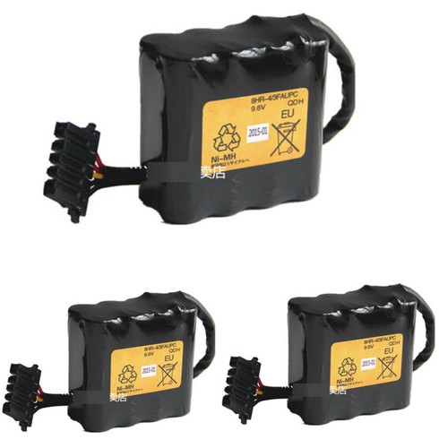 3pcs 9.6V 4500mAh FDK 8HR-4/3FAUPC Ni MH Rechargeable Battery Pack with ...