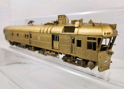 Overland Models Brass Ho Scale Motor Rail Car Unpainted Ajin OMI RARE ...